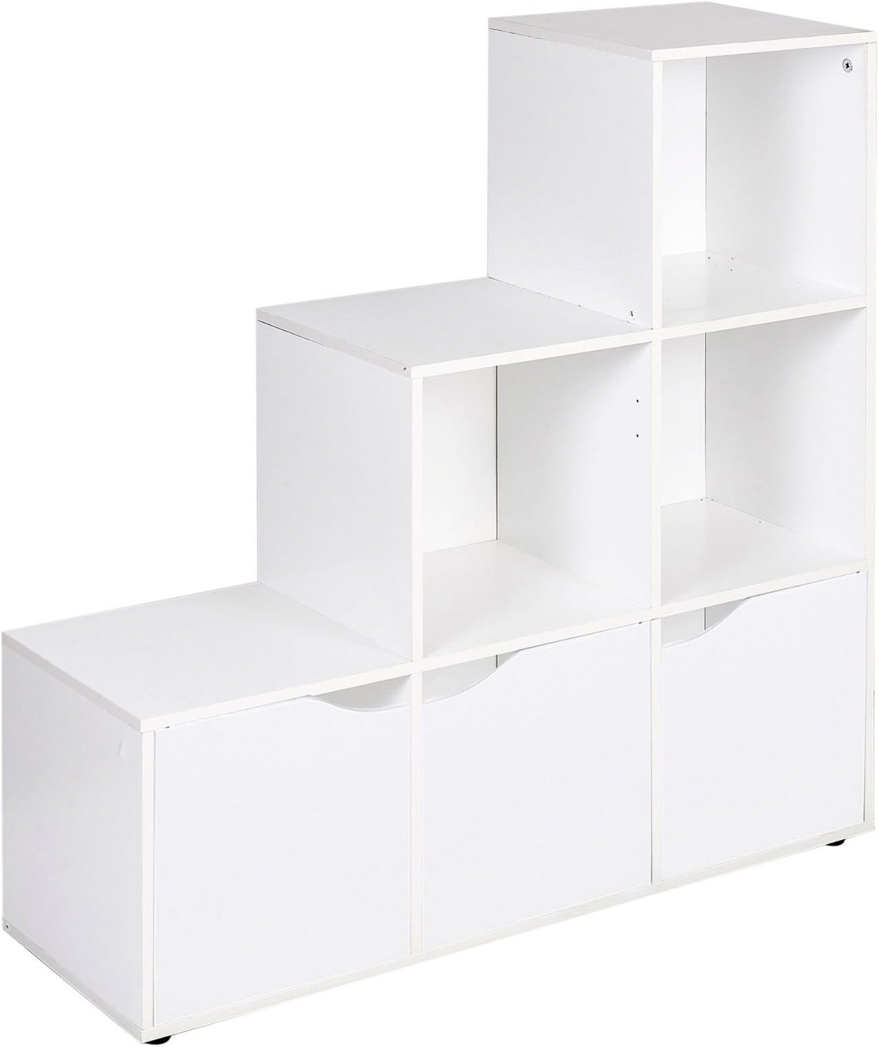 Hartleys White 3 Tier Storage Unit - 6 Cubes : Amazon.co.uk: Home & Kitchen