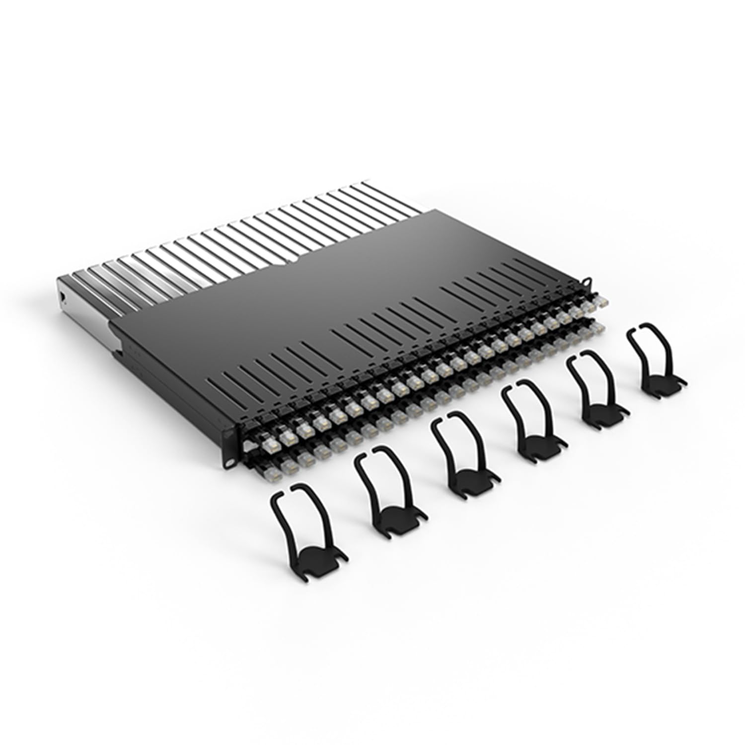 Amazon.com: PATCHBOX® 365 Cat.6a - Patch Panel 24 Port Cable Management ...