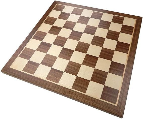 Amazon.com: Monroe Extra Thick Chess Board with Inlaid Walnut and Maple ...