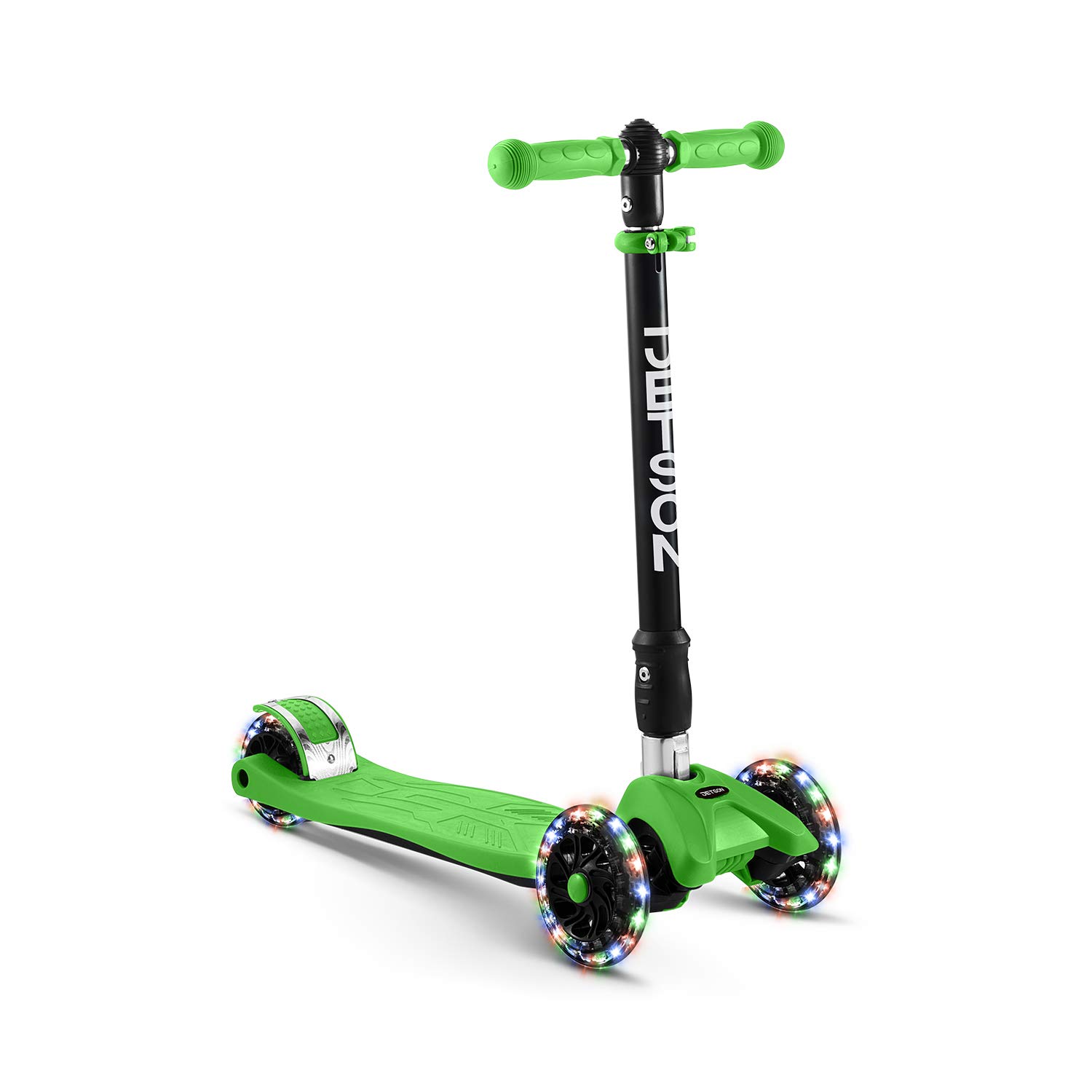 Snapklik.com : Jetson 3-Wheel Scooters - Twin Kick Scooter (Green ...