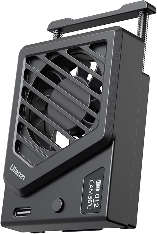 Amazon.com : ULANZI Camera Cooling Fan Black New, Spring Telescopic ...