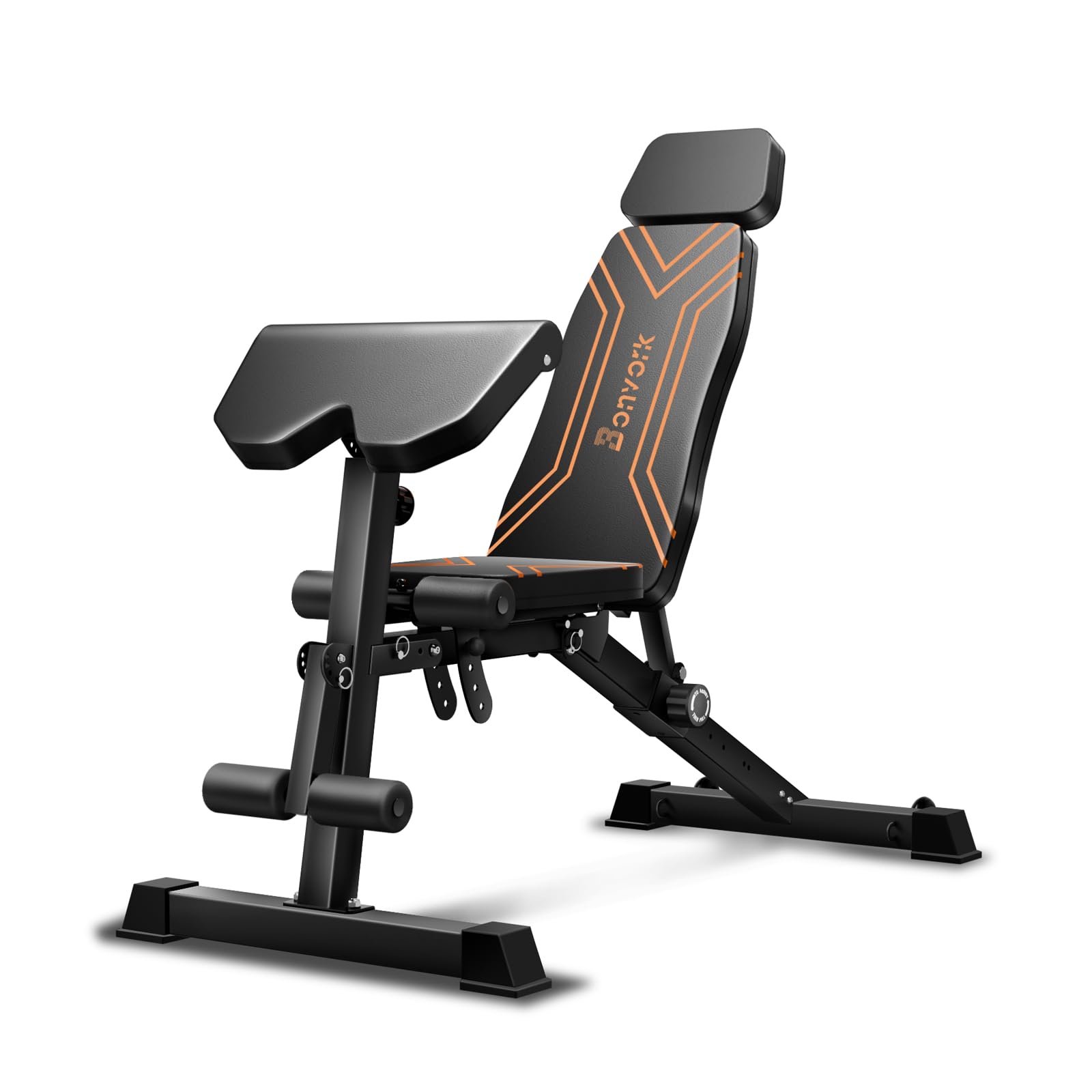 Snapklik.com : 900LBS Adjustable Weight Bench, Multi-Functional Workout ...