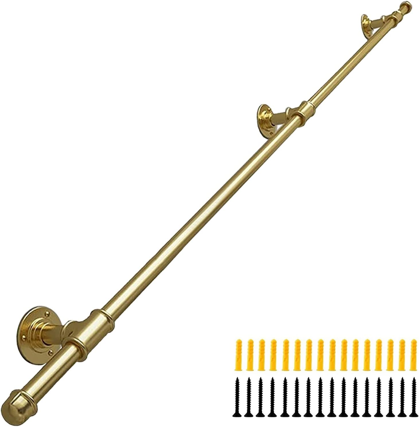 Amazon.com: Handrails for Indoor Stairs 1Ft - 20Ft Long Banister ...