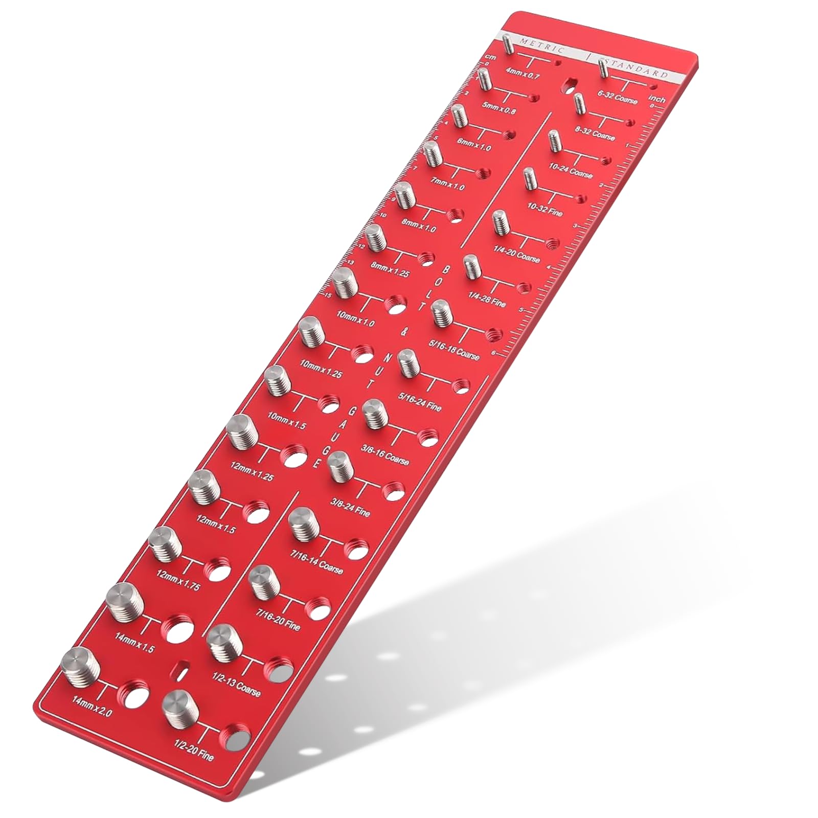 Buy Onylraep Nut and Bolt Thread Checker, Bolt Size and Thread Gauge ...