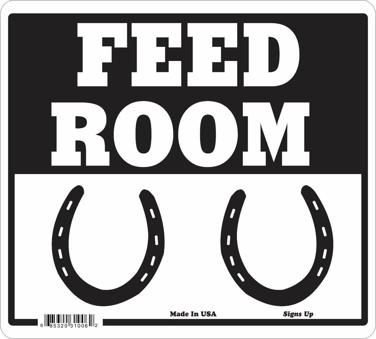 Amazon.com: SIGNS UP Feed Room Horse, Tack & Practical Sign : Home ...