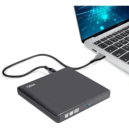 Lettore per PC Portatile, Slim Masterizzatore Unità Esterna USB 3.0 ...