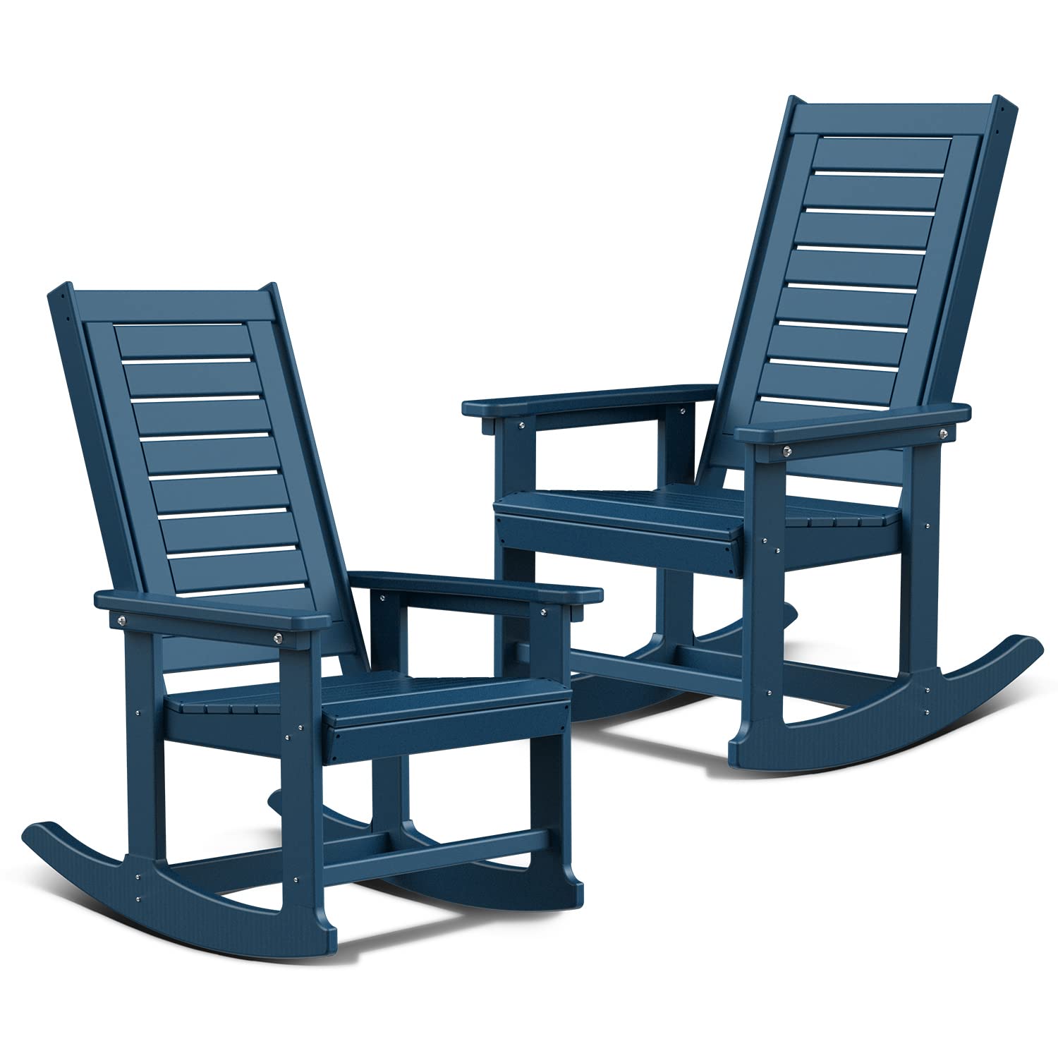 Amazon.com : BRIOPAWS Outdoor Rocking Chairs | Set of 2 | Porch Rockers ...