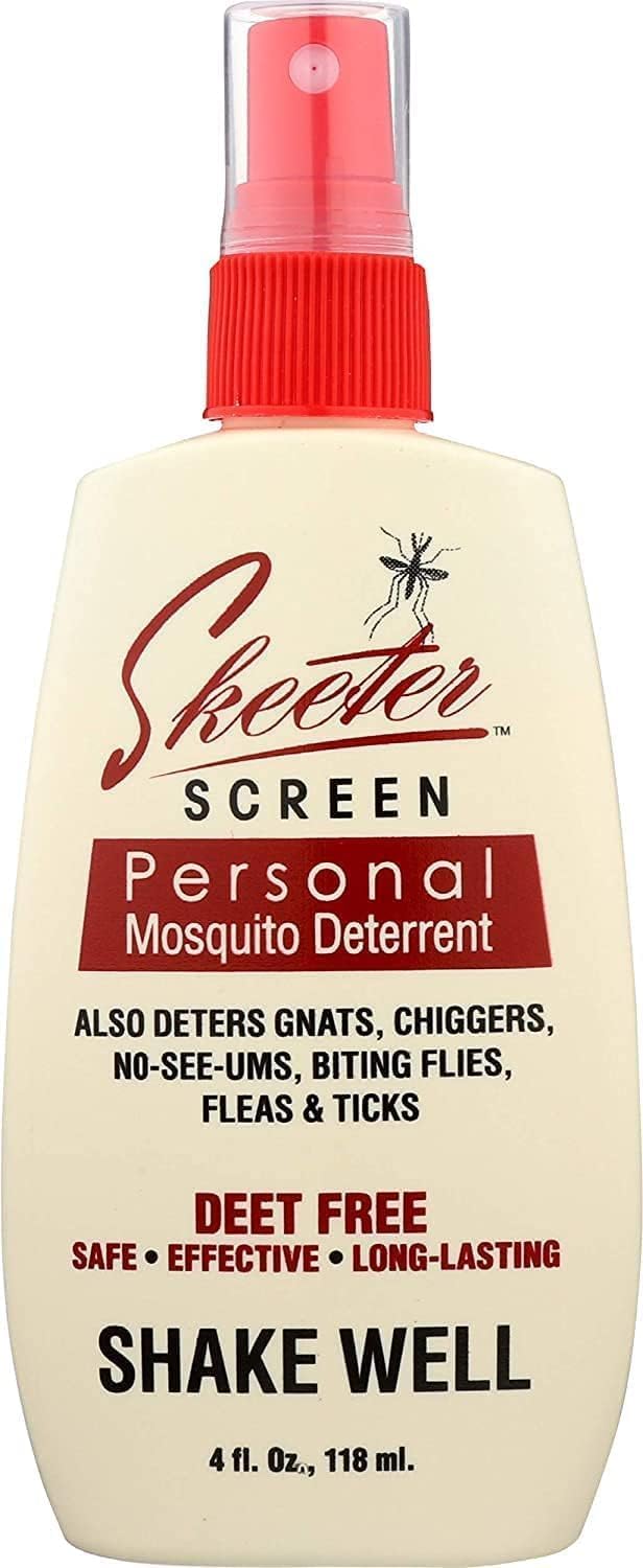 Amazon.com: Skeeter Screen 90200 Mosquito Deterrent Spray – DEET-Free ...