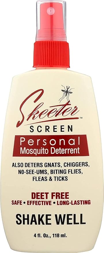 Amazon.com: Skeeter Screen 90200 Mosquito Deterrent Spray – DEET-Free ...