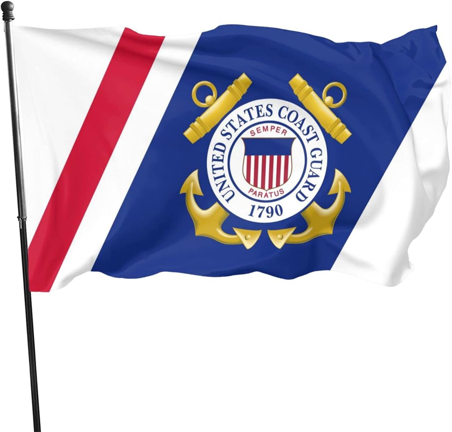 Amazon.com : MWS 3x5 USCG United States Coast Guard Anchors Crest ...