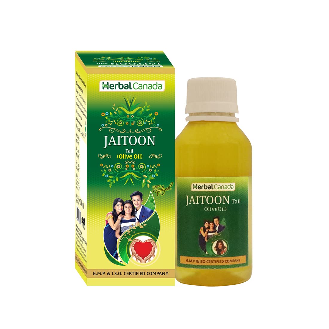 HERBAL CANADA JAITOON TAIL 100ML. - (OLIVE OIL)… (Pack of 5) : Amazon ...
