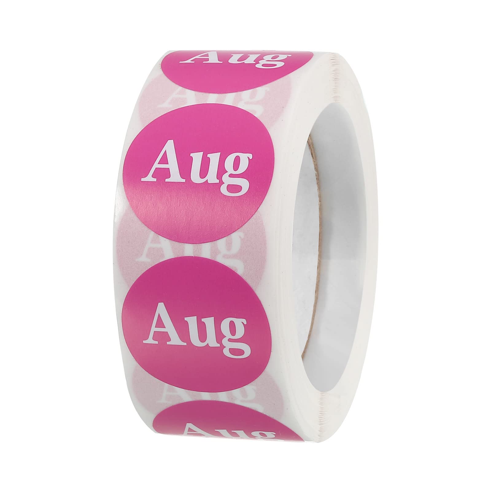 Amazon.com : MECCANIXITY 1 Roll Round Month Labels 1 Inch DIY Color ...