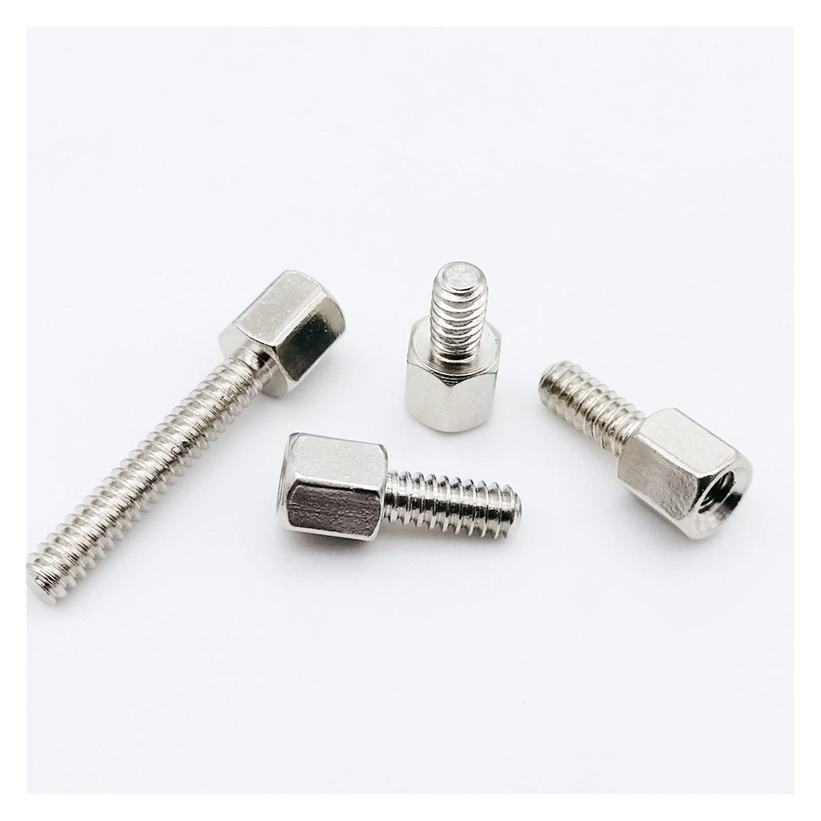 Amazon.com: KOVNOVI 20pcs Copper Nickle-Plated 4-40 * 5+L Hex Standoff ...