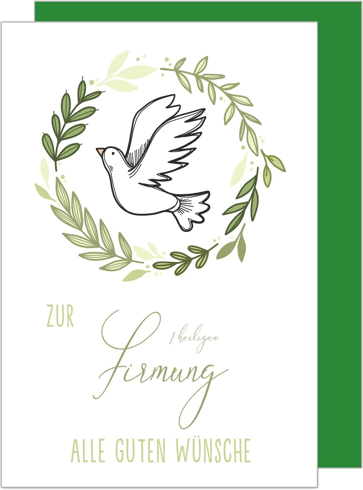 Edition Seidel Premium Glückwunschkarte zur Firmung mit Umschlag ...