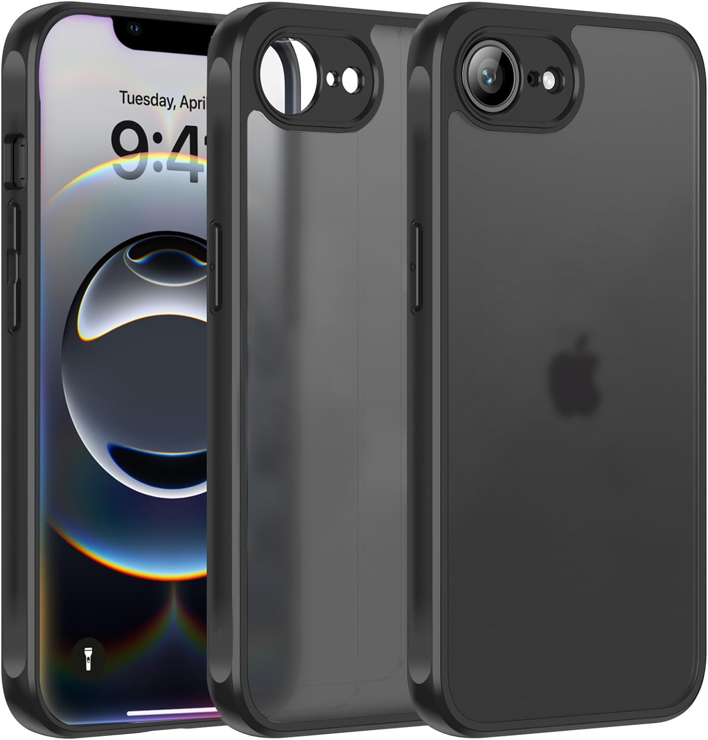 EGOTUDE PC For iPhone 16E Case | Frosted Translucent Matte Hard Back ...