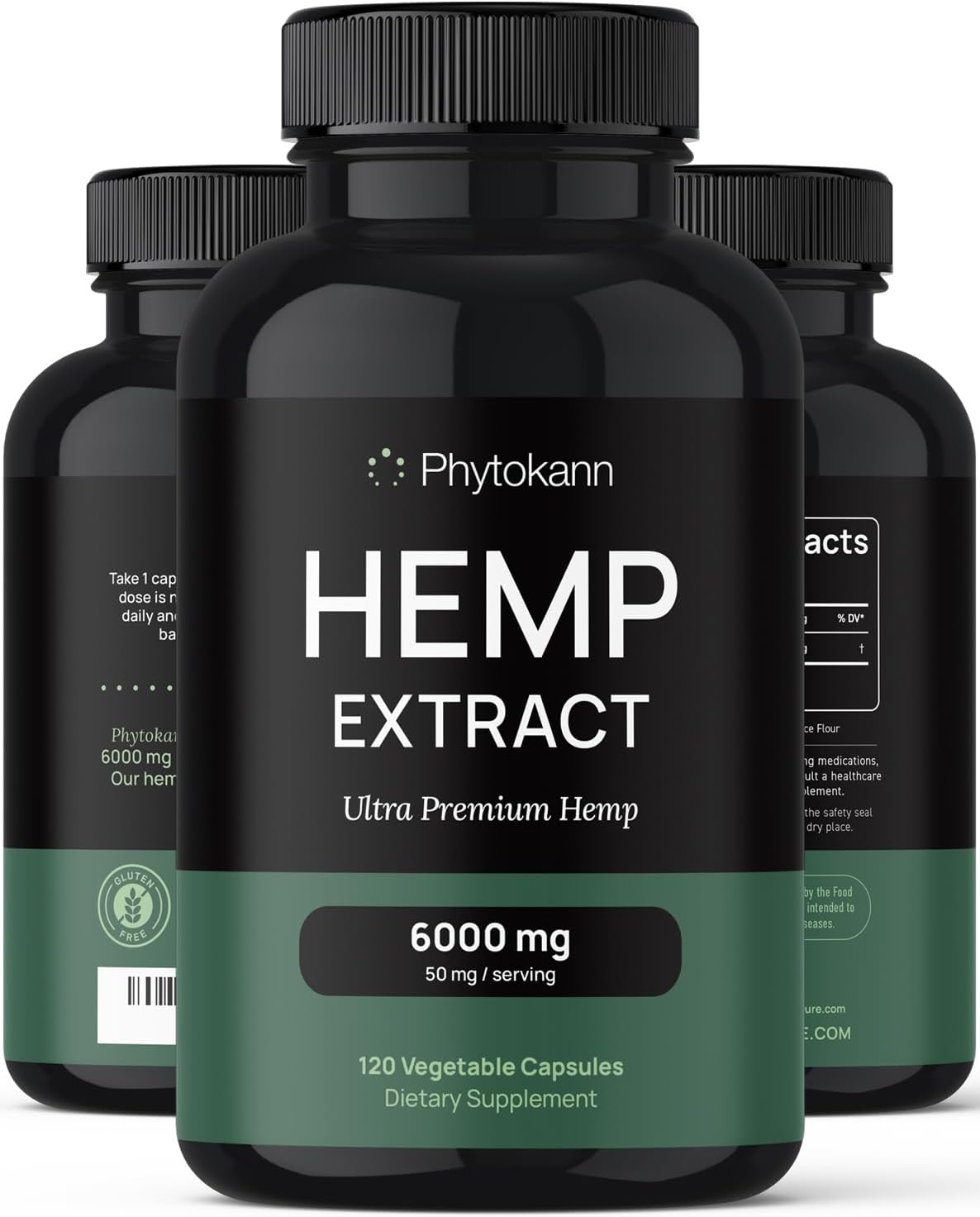 Amazon.com: Hemp Oil Capsules 6000 Mg (120 Capsules | 120 Servings ...
