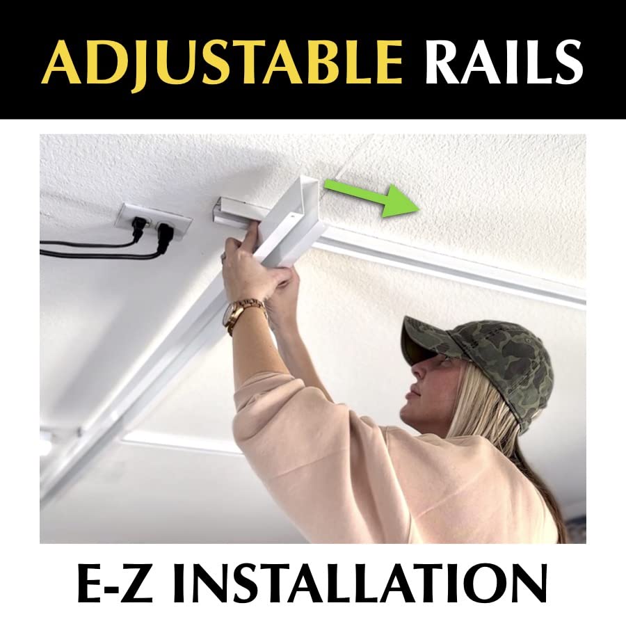 Snapklik.com : E-Z Garage Storage Tote Slide Made In USA Overhead ...