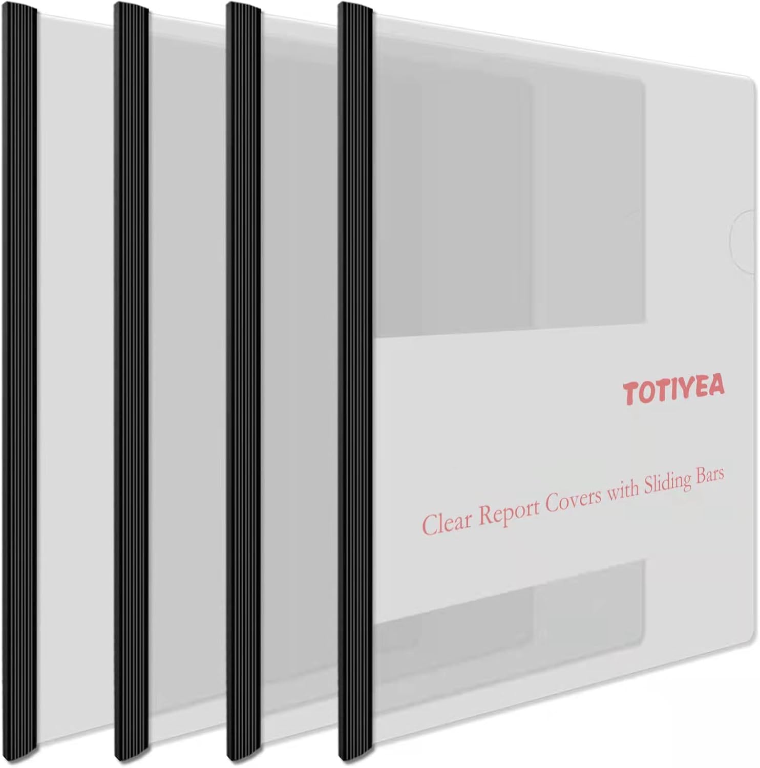 Amazon.com : TOTiyea 100 Pack Letter Size Clear Report Covers with ...