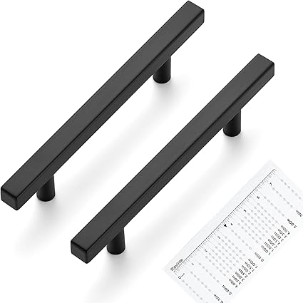 Amazon.com: Ravinte 30 Pack Matte Black Cabinet Pulls 4 inch Black ...