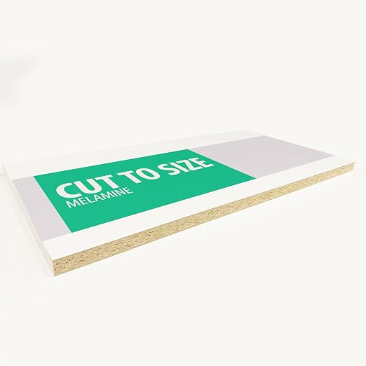 Amazon.com: Cabinet Shelves – Custom Cut Melamine Shelving - White ...