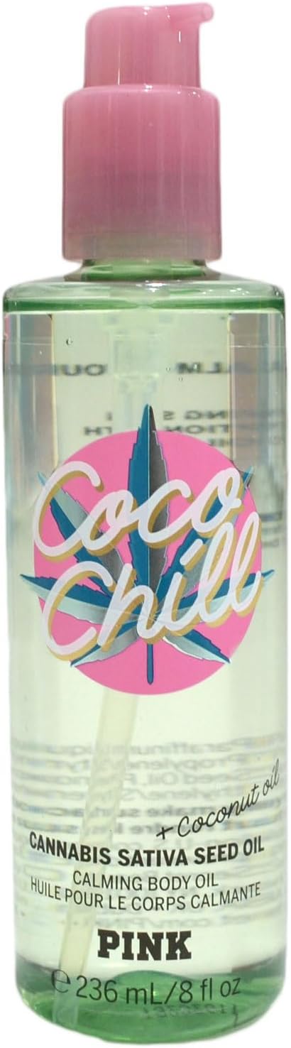 Amazon.com : Victoria's Secret Pink Coco Chill Calming Body Oil 8 Fl Oz ...