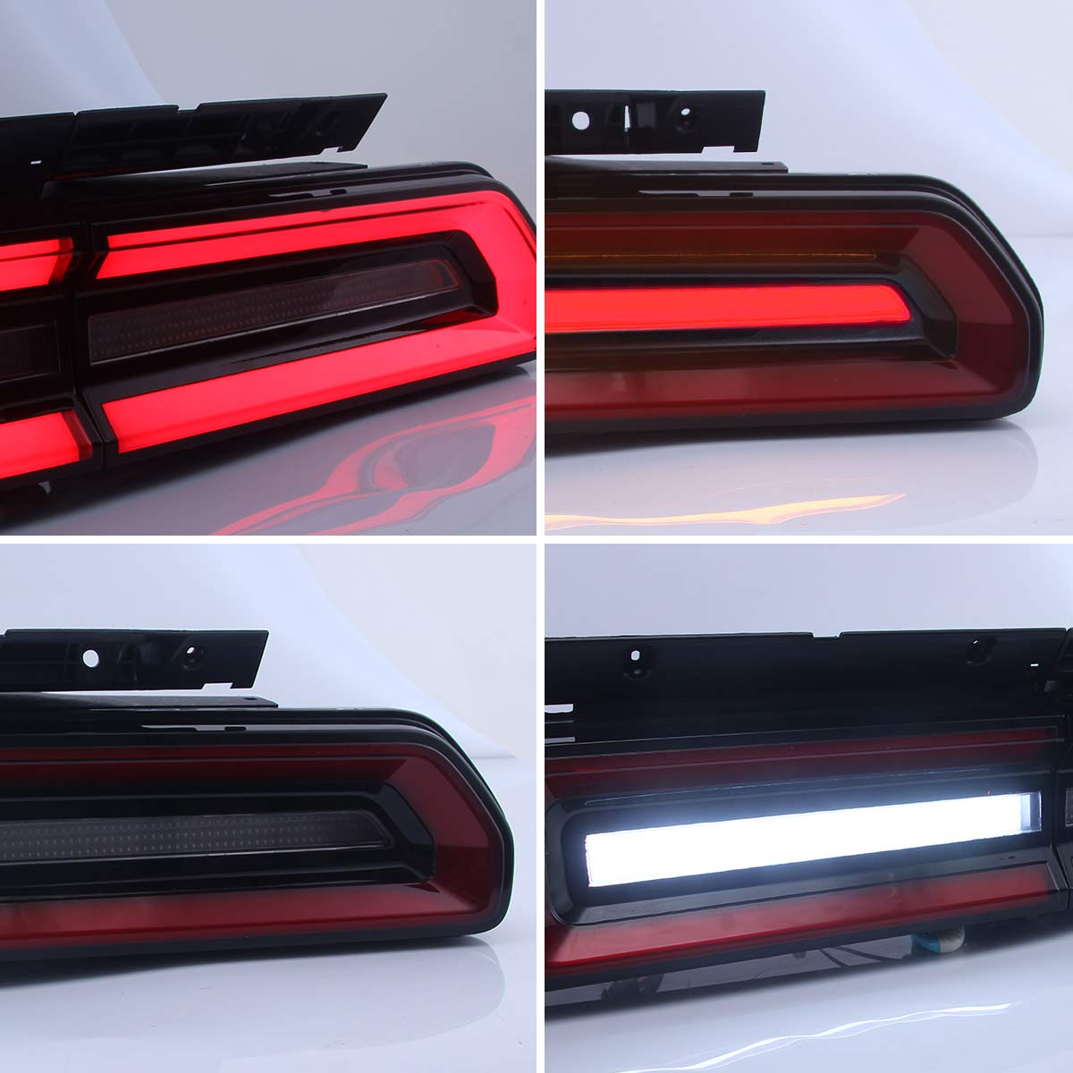 Buy VLAND Full LED Tail Lights for [Dodge Challenger Coupe 3rd Gen 2008 ...