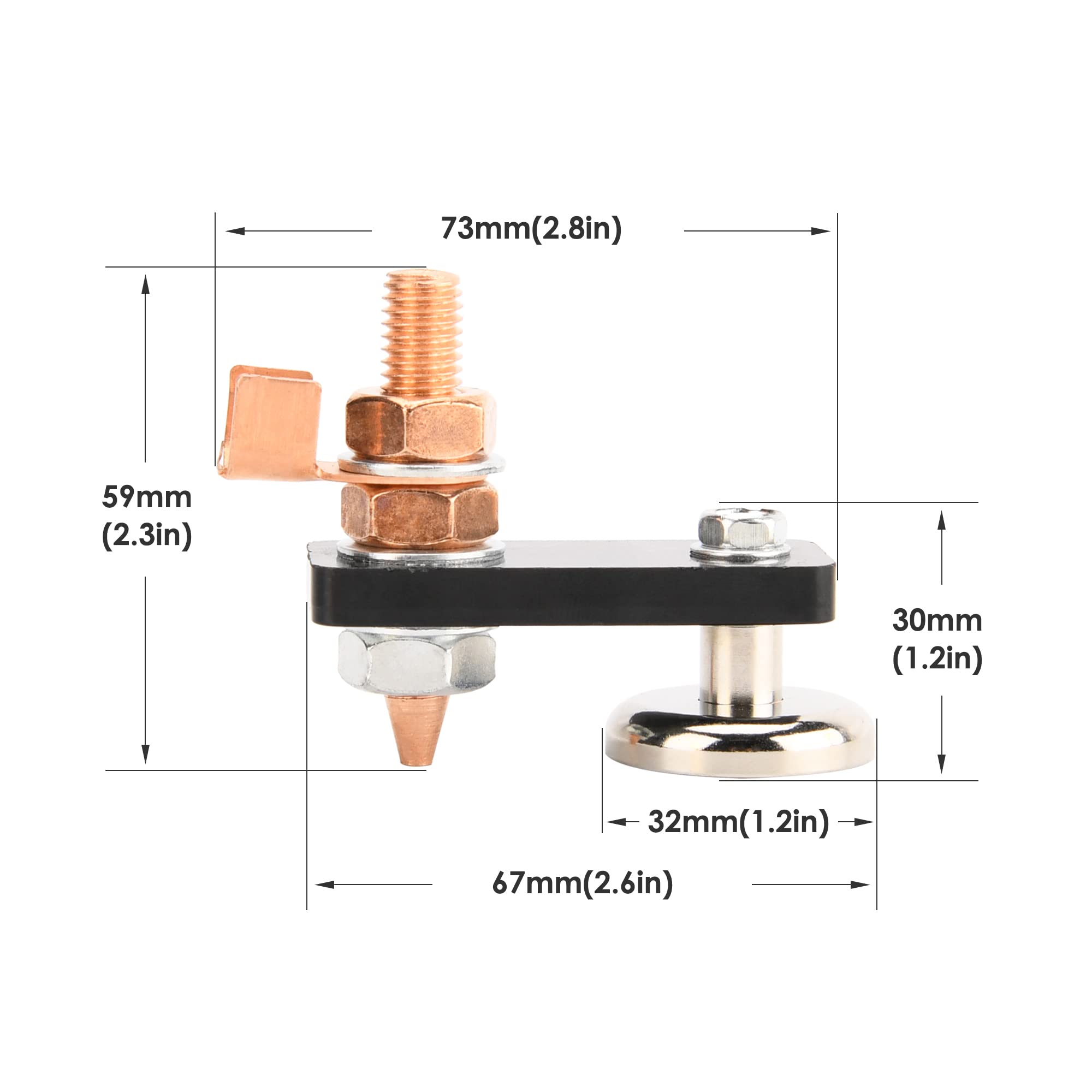 Snapklik.com : Hynade Welding Magnetic Ground Clamp,Strong Magnetism ...