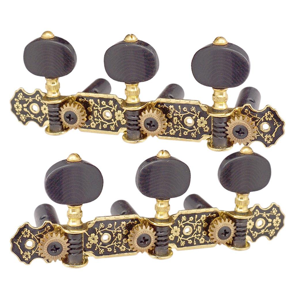 MYADDICTION 2 Pack Classical Guitar String Tuning Keys Tuners for ...