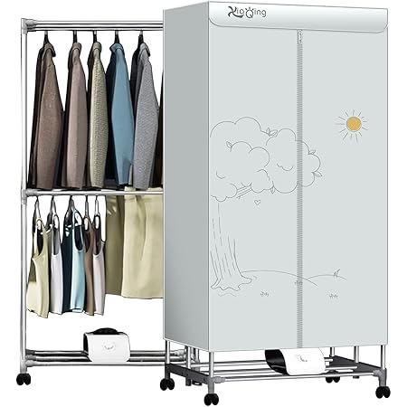 Amazon.com: Portable Dryer,110V 1000W Electric Clothes Dryer Machine ...