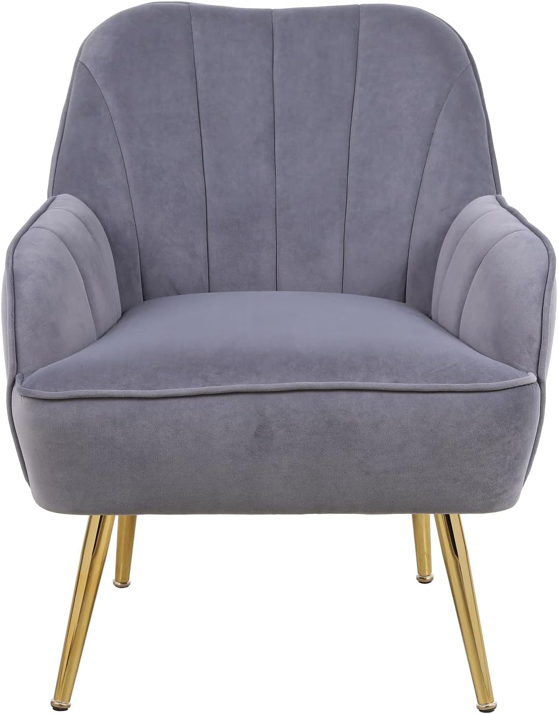 Amazon.com: Modern Velvet Fabric Living Room Chair for Reading or ...