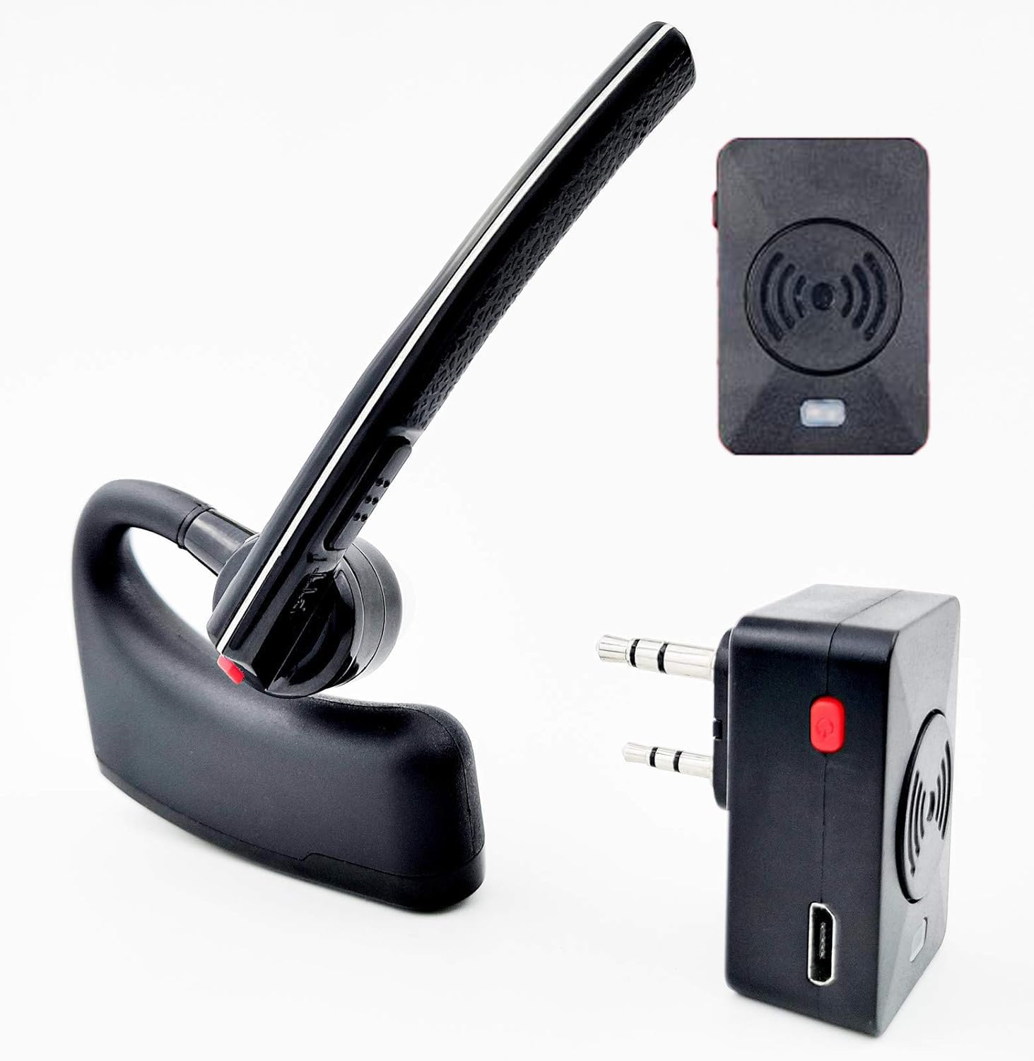 Amazon.com: radtel Walkie Talkie Bluetooth Headset, Bluetooth Earpiece ...
