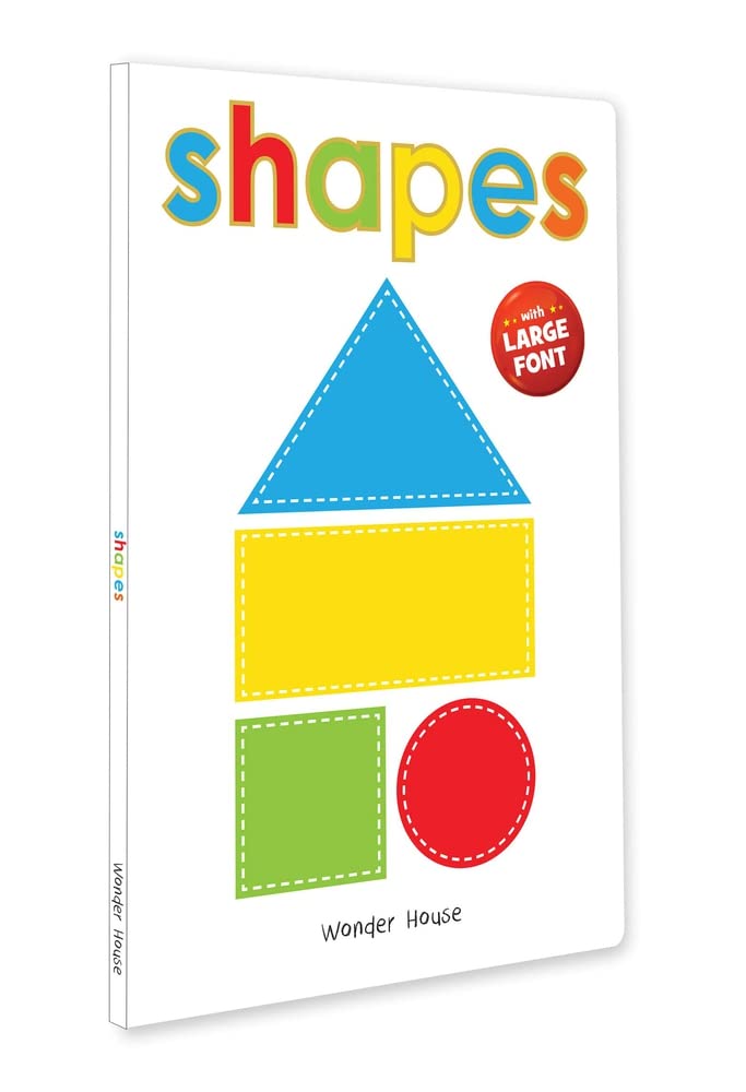 Amazon.com: Shapes: Early Learning Board Book With Large Font (Big ...