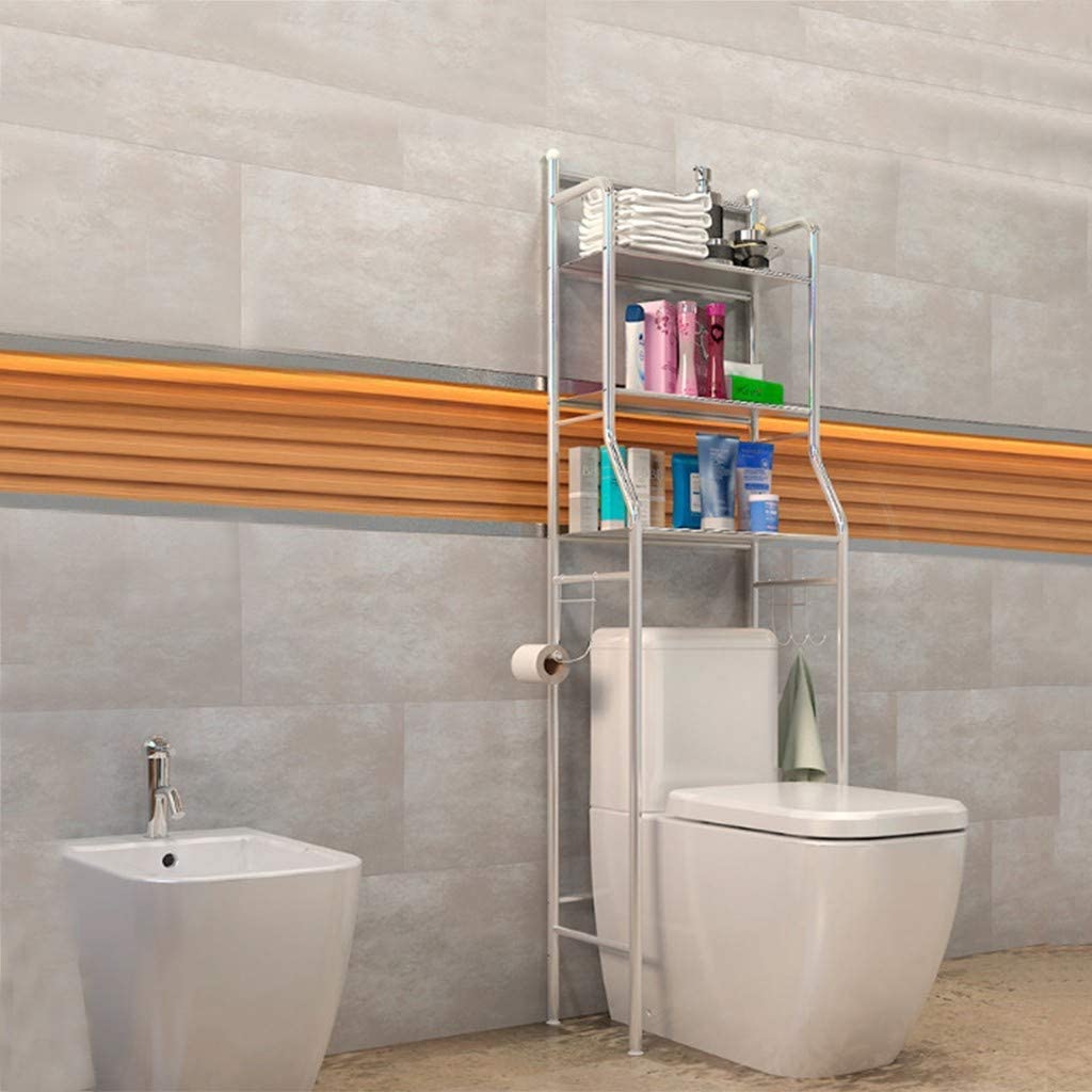 Buy RoyalPolar 3-Tier Bathroom Washing Machine Toilet Shelf Rack ...