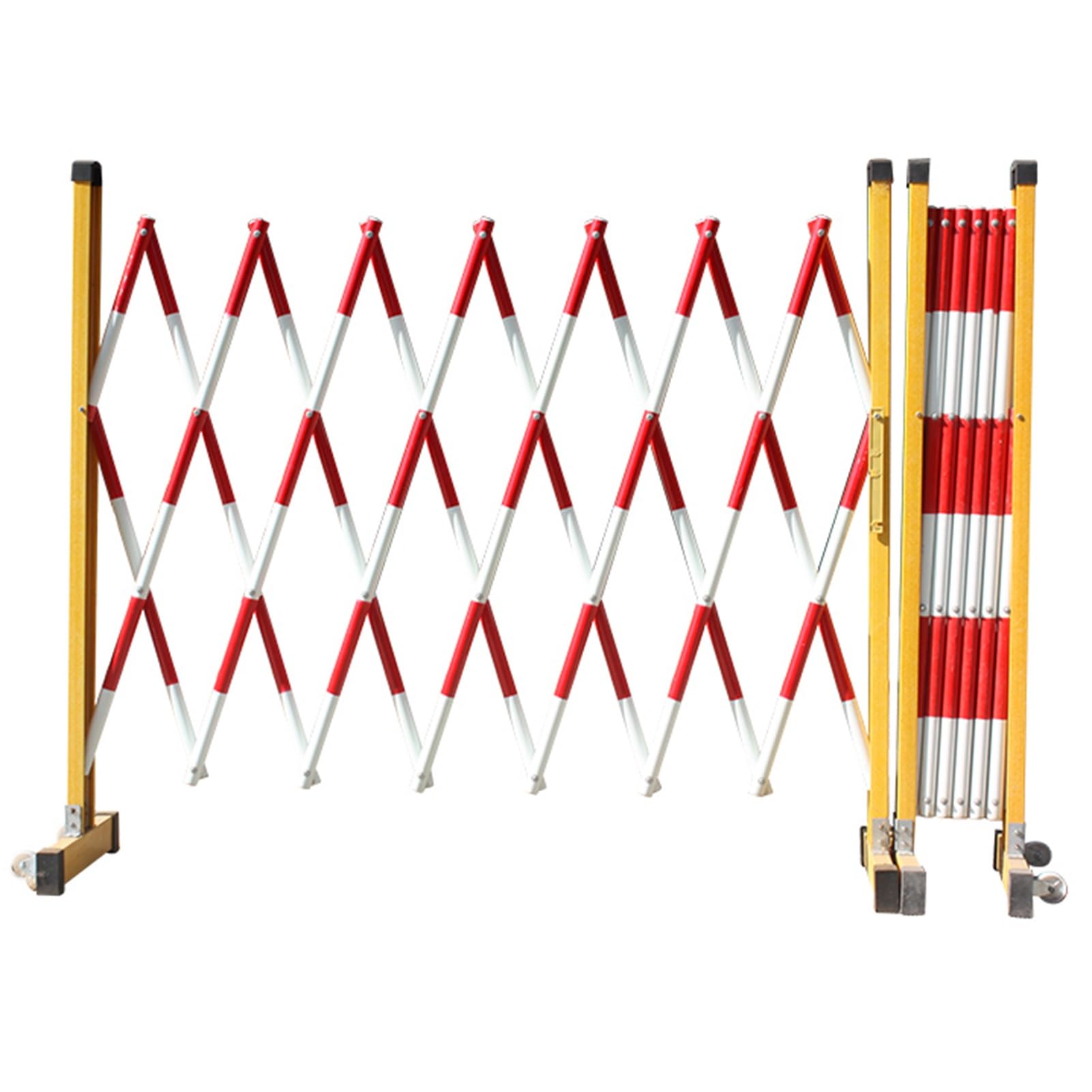 Indoor Security Barriers STAROUS White Foldable Pet Gate,Secure Indoor