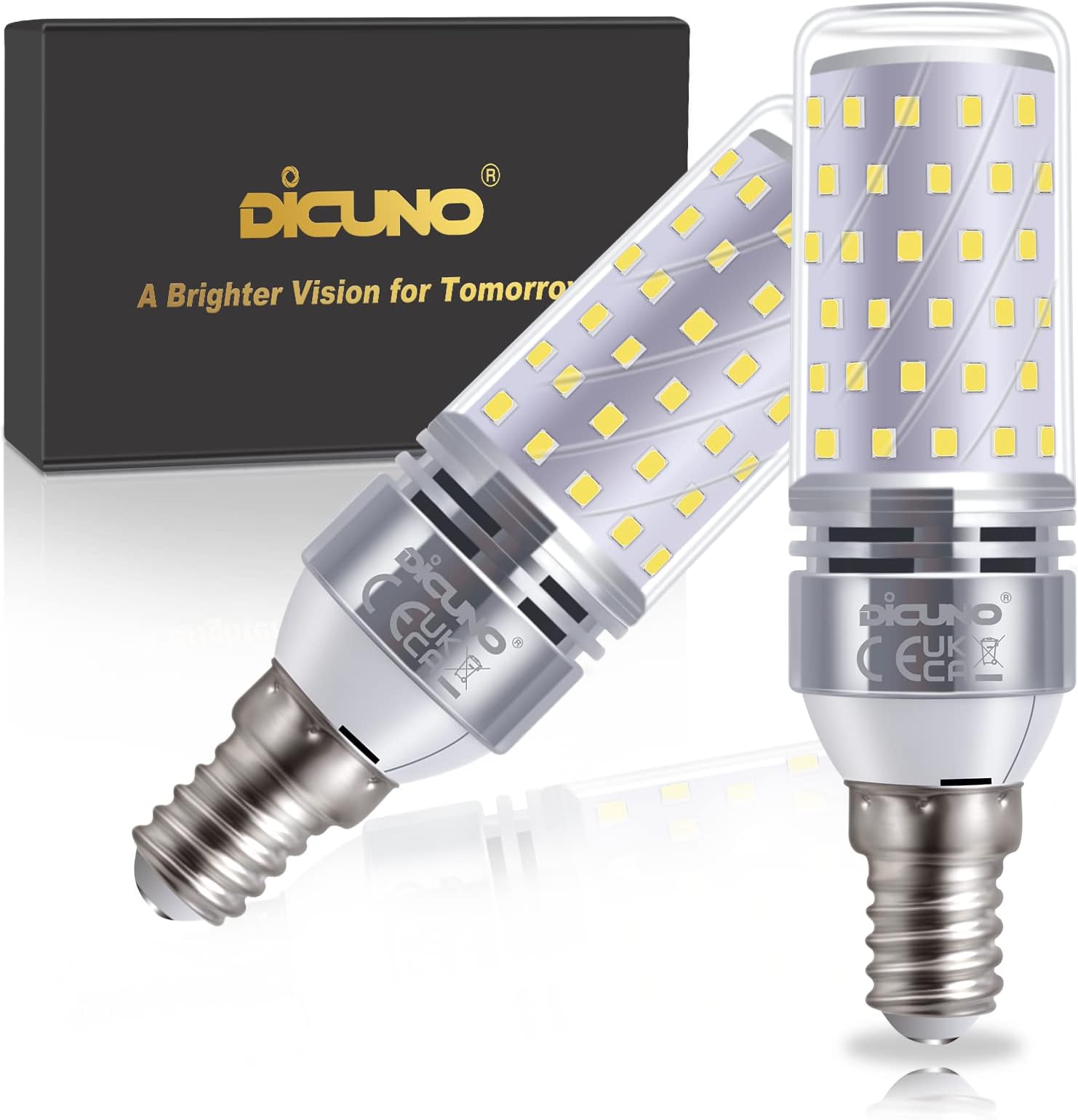 Ampoule E14 3W 24V DC pour Portail, Blanc Froid 6000K, 250LM, Remplace ...
