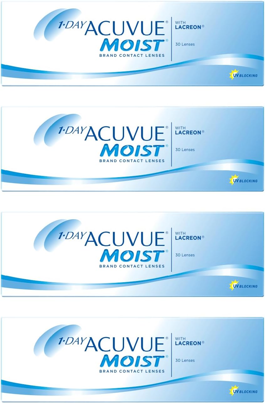 Amazon | 【4箱入り】ワンデー アキュビュー モイスト 30枚入り【BC】8.5【PWR】-3.50 | ACUVUE | ソフト ...