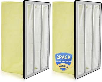 24x12x12 MERV 14 Inner Air Filter Compatible With JET AFS-1000B AFS ...