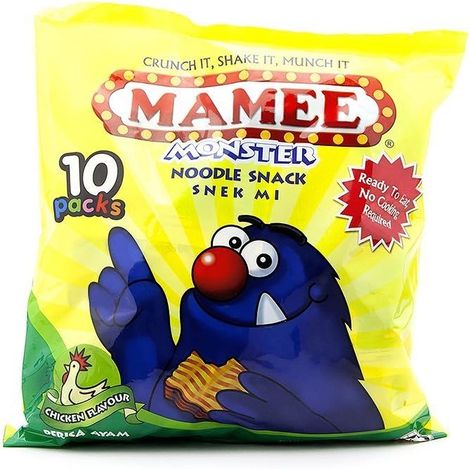 Mamee Chicken Flavour Instant Noodle Snack Family Pack 8 Snack Packs ...