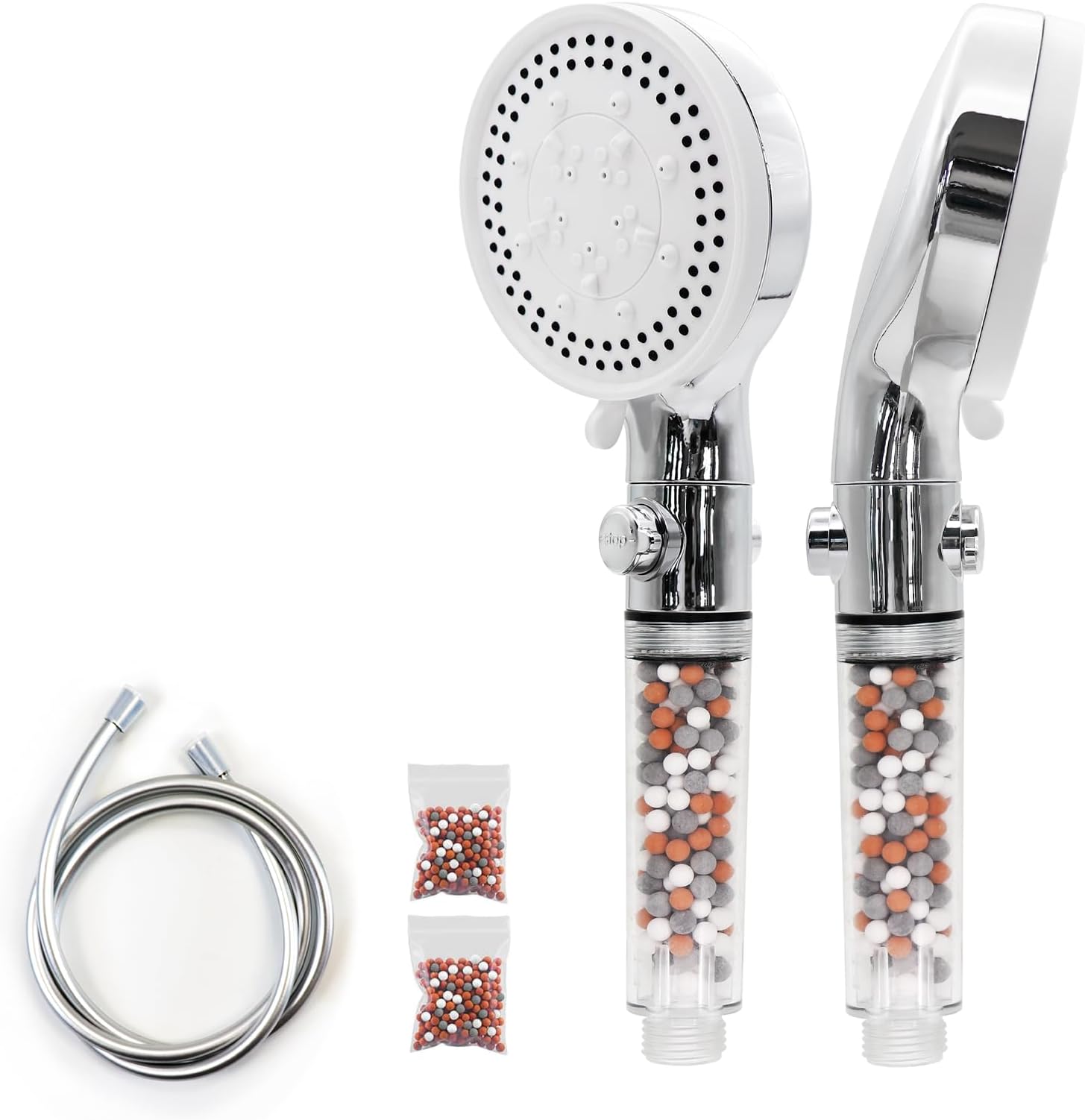 Shower Head 1.75M Hose High Pressure Increase - Power, OkayBath Premium ...
