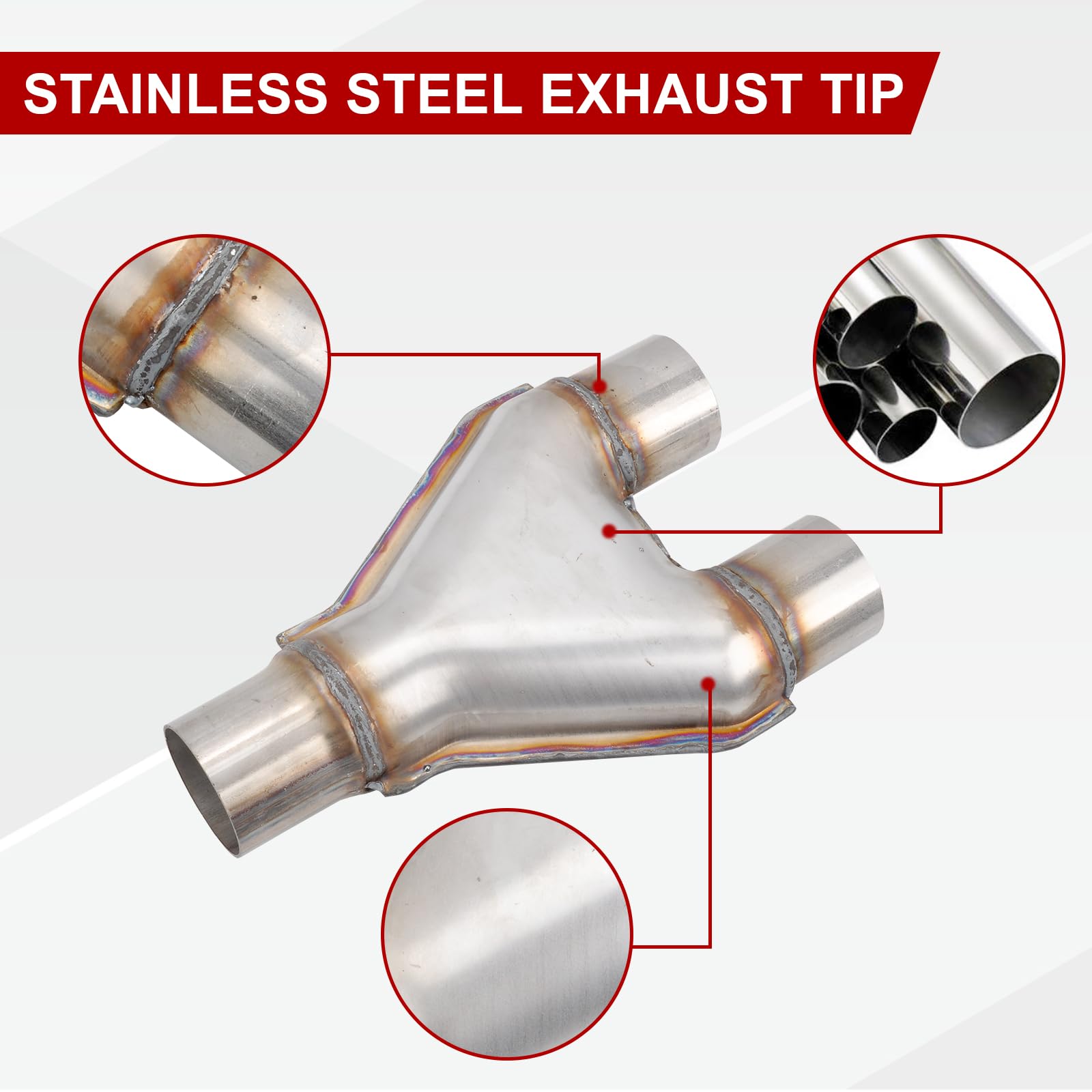 Snapklik.com : BATONECO Y Pipe 2 Inch ID Single To 2 Inch ID Dual ...