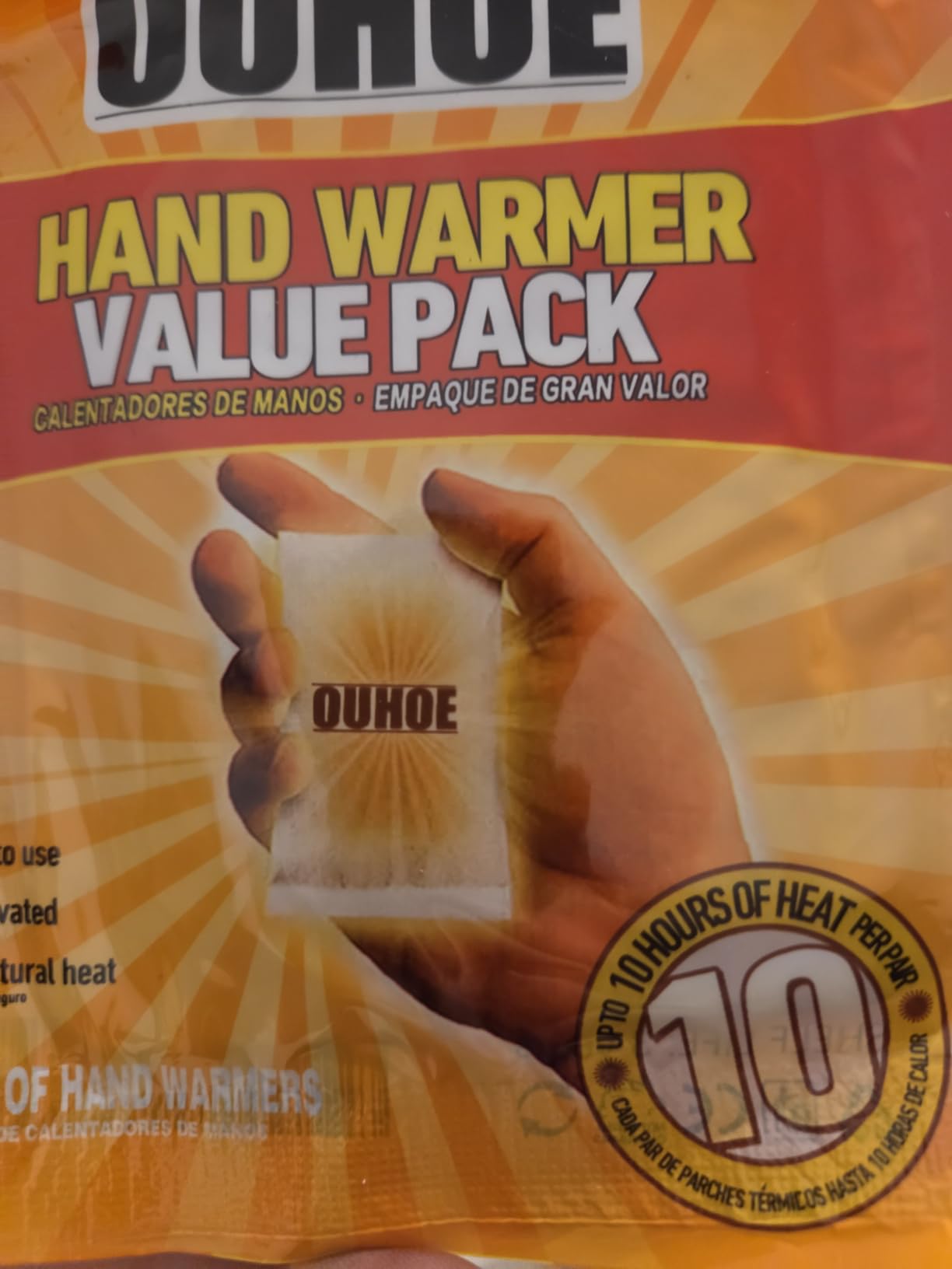 40Pcs Hand Warmer Set, Winter Instant Heating Hands Warmer Patch Cold ...
