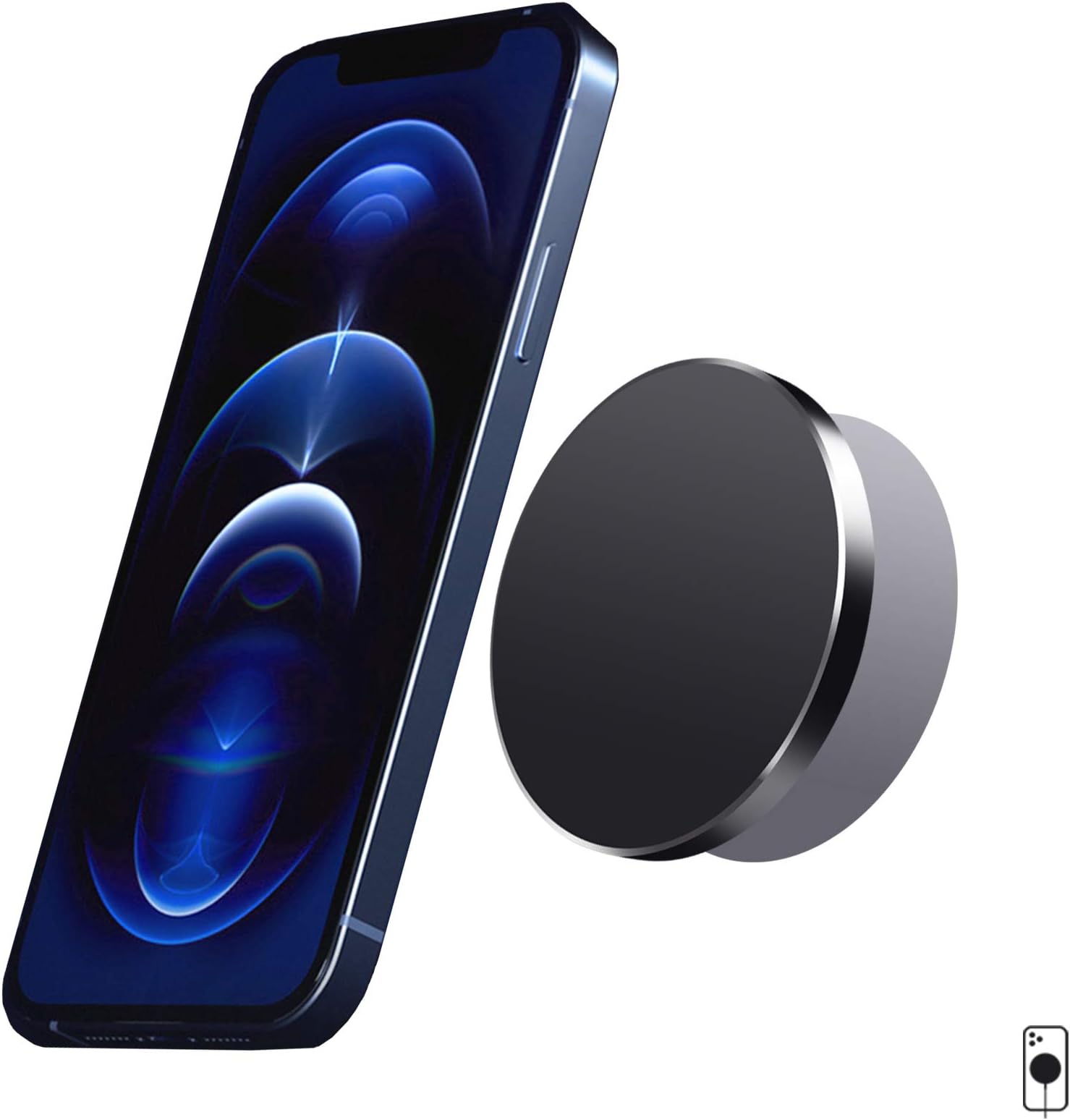 Amazon.com: Kuaguozhe Sticky Magnetic Wall Mount for Magsafe case ...