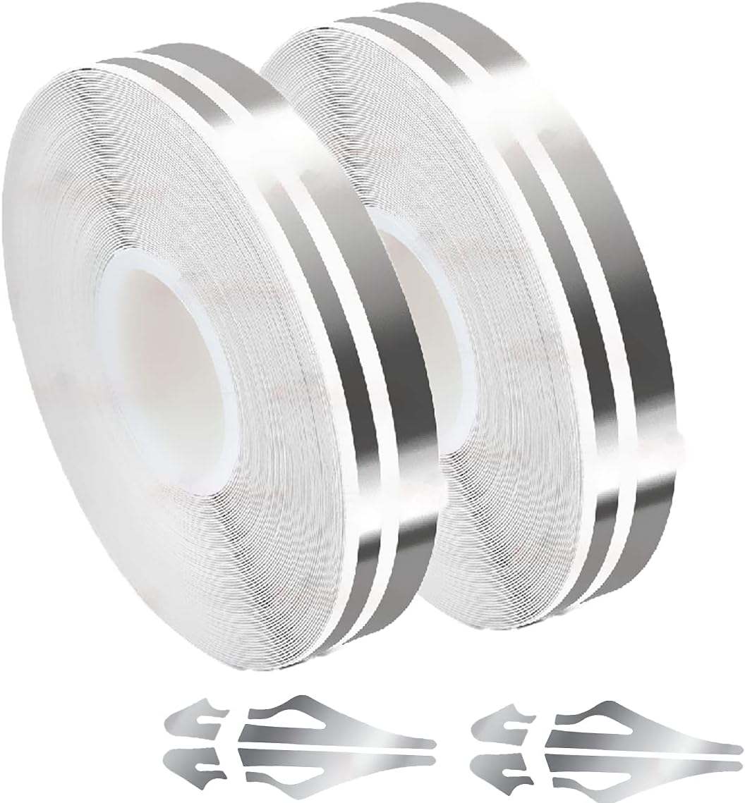Amazon.com: Autrends Car Vinyl Pinstriping Tape, 2pack Stripe Decals ...