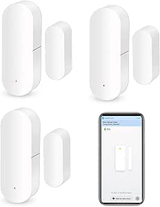 WiFi Door/Window Sensor: Smart Contact Sensor with App Alerts, Door ...