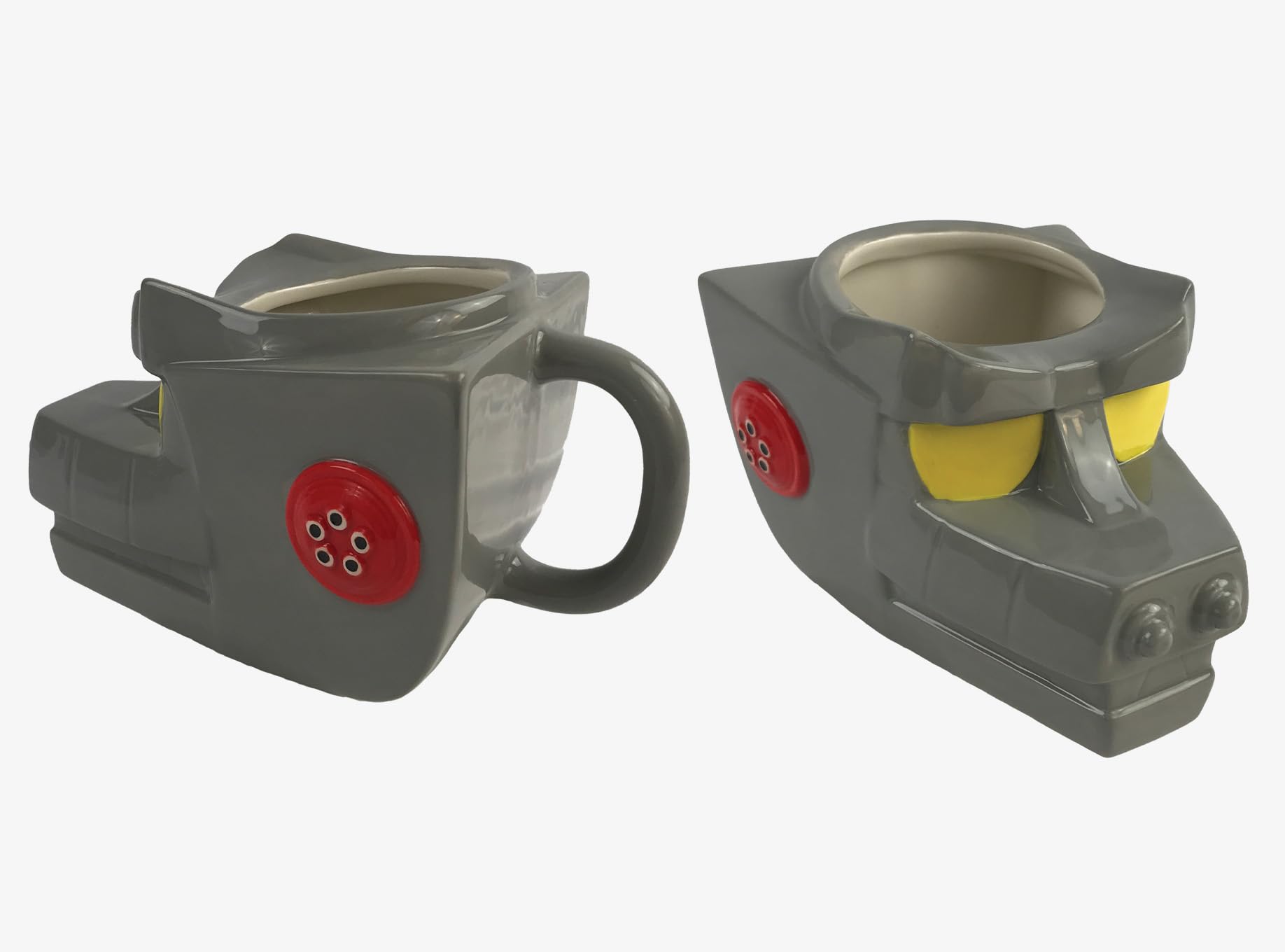 Amazon.com | Surreal Entertainment Mecha Godzilla Molded Head Mug, Gray ...