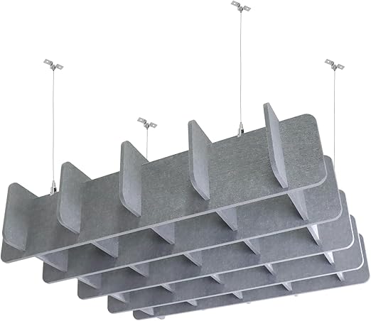 Amazon.com: Acoustic Ceiling Waffle Panel, POOMEL Acoustic Panels Sound ...