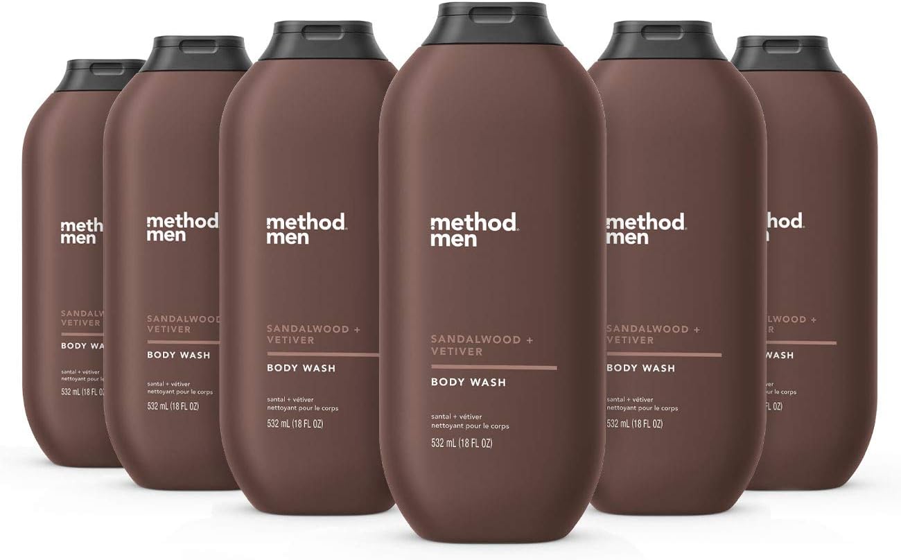 Amazon.com : Method Men Body Wash, Sandalwood + Vetiver, Paraben and ...