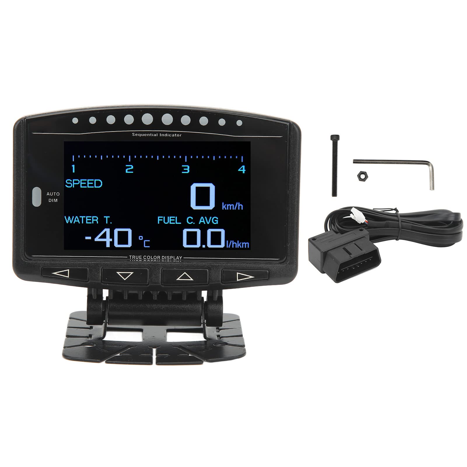 Buy Aramox Universal OBD2 Gauge,2.8in Multifunction Digital OBD2 Gauge ...