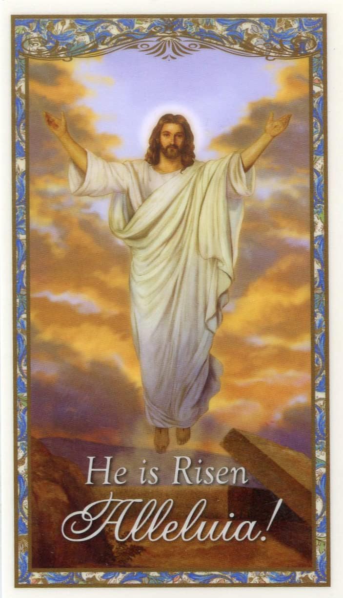 Amazon.com: I Am The Resurrection N holy card - laminated - Pack of 25 ...