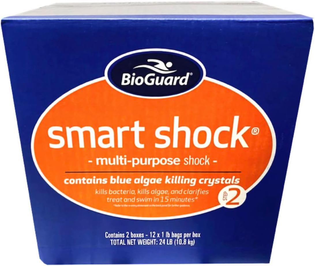 Amazon.com : BioGuard Smart Shock 1 lb, Pack of 24, Algae Preventative ...